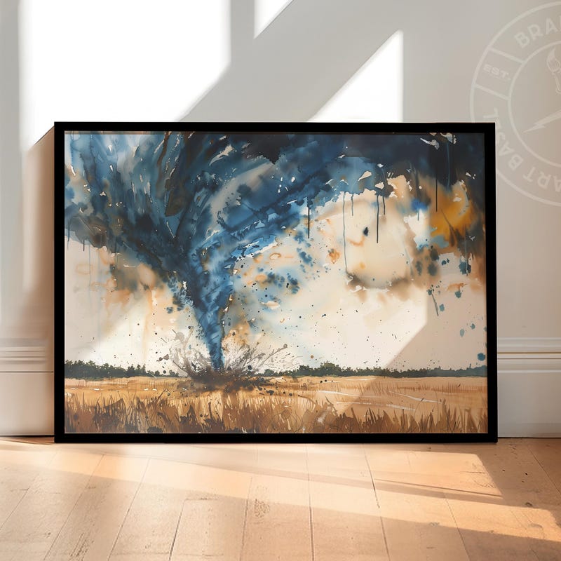 Tornado Painting - Etsy