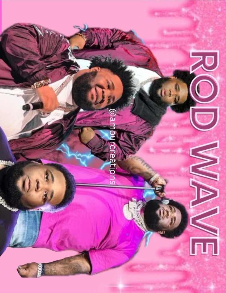 Pink Rod Wave Tumbler Wrap - Etsy