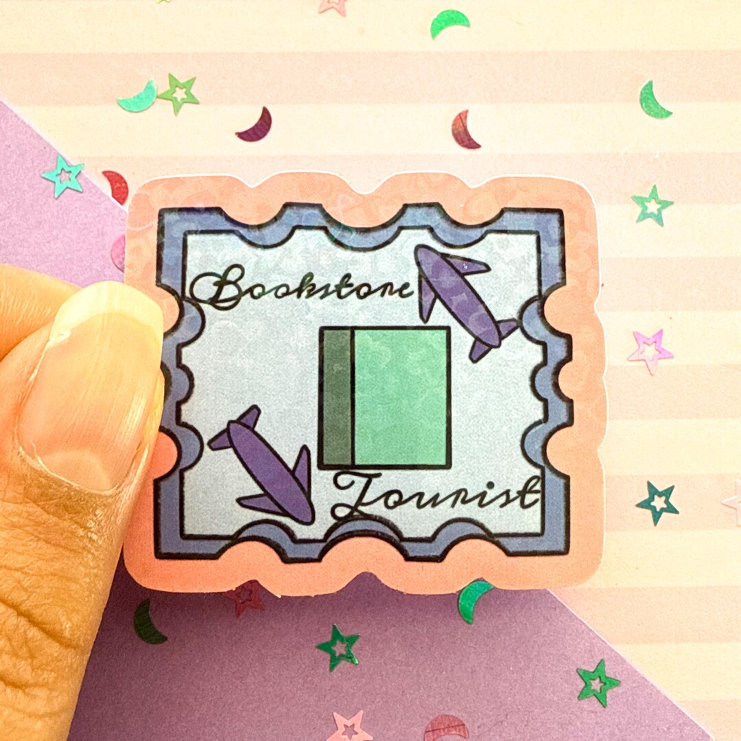 Bookish Passport Sticker, Book Stamp Sticker, Kindle Stickers, Reader ...