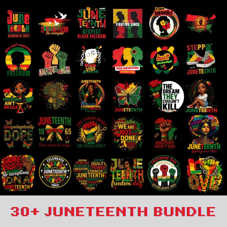 30+ Juneteenth PNG Bundle, Juneteenth Png Bundle, Black King Nutrition ...