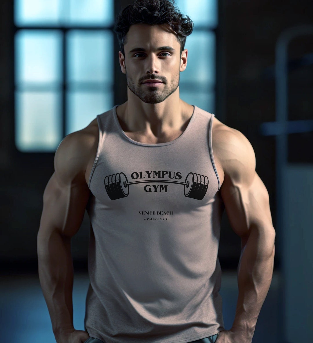 Olympus Gym Golden Era Classic Bodybuilding T-shirt Tank Top Gift 100% ...