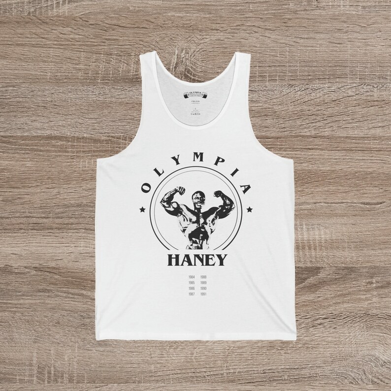 Lee Haney Mr. Olympia Bodybuilding T-shirt Tank Top Gym Art Gift 100% ...