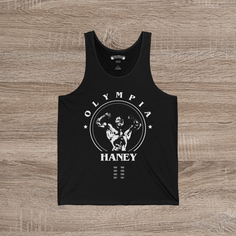 Lee Haney Mr. Olympia Bodybuilding T-shirt Tank Top Gym Art Gift 100% ...