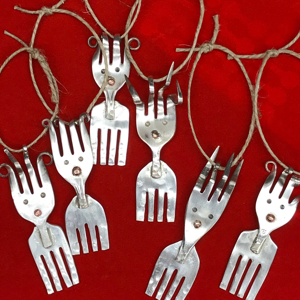 Fork Deer Reindeer Ornament - Etsy Canada
