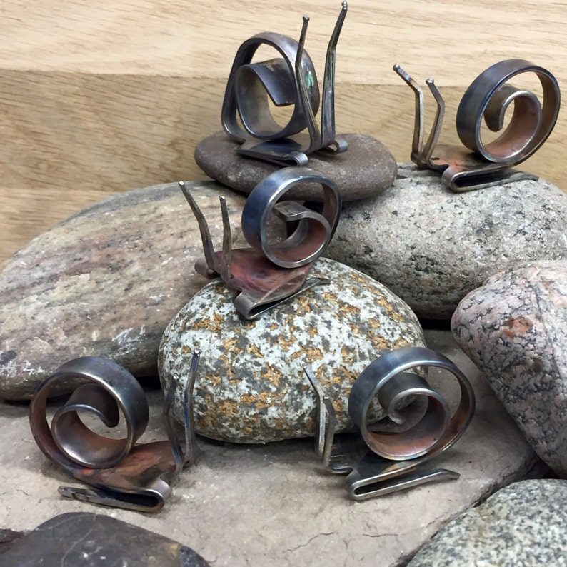 Fork Snail Sculpture Recycled Stainless Fork - Etsy UK