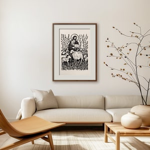 Parable of the Lost Sheep Christian Wall Art Unframed Print Good ...