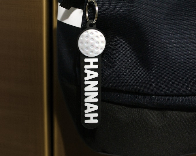 Custom Golf Bag Tag Personalized Golf Keychain, Unique Golfer Gift for ...
