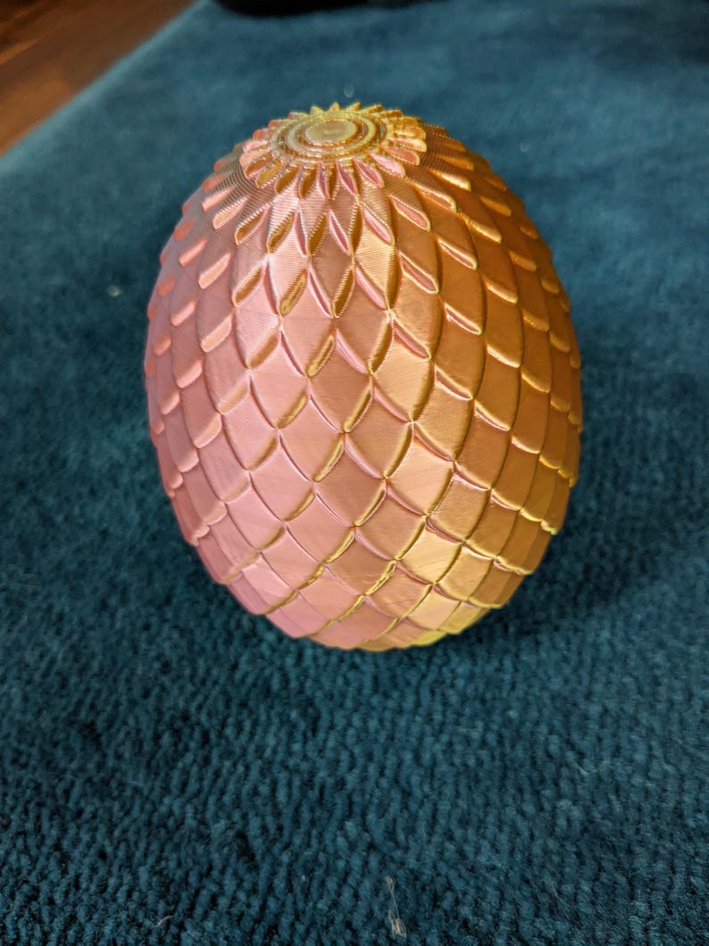 Large Threaded Dragon Easter Egg - STL File for 3D Printing - Etsy