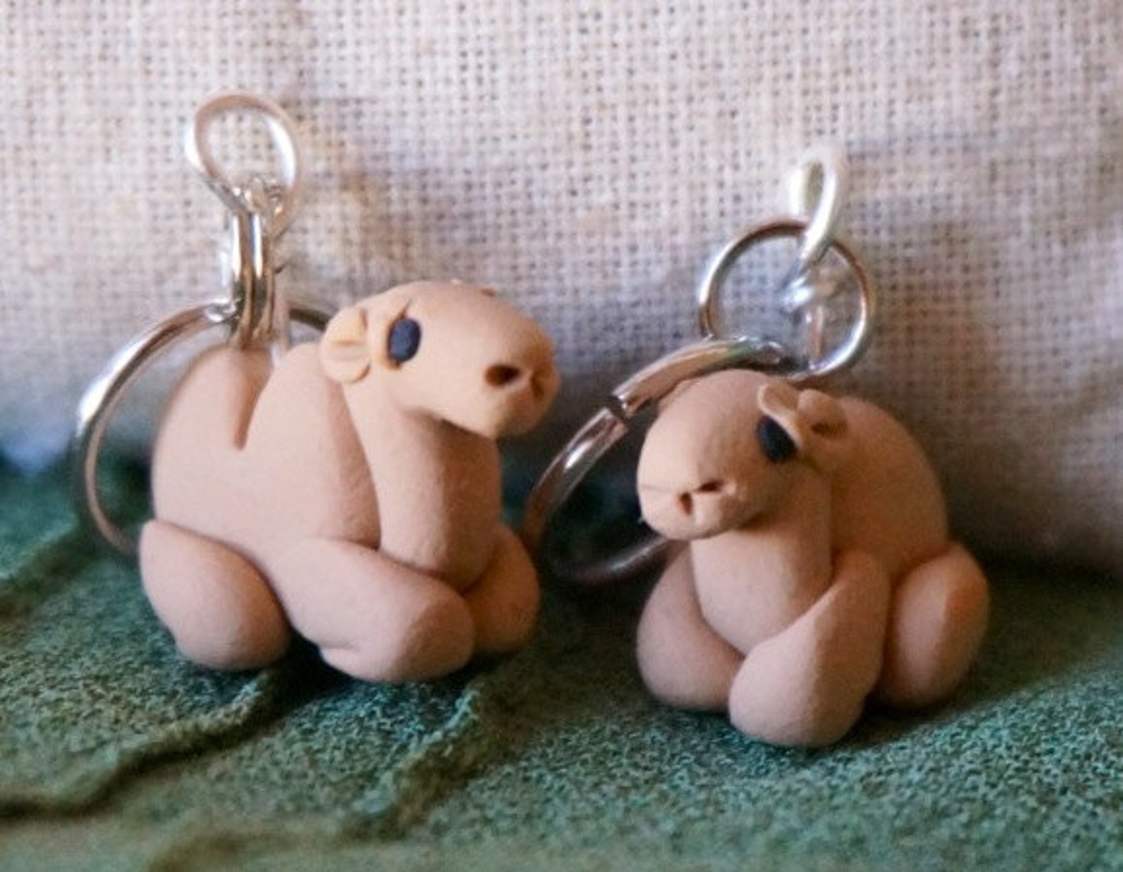 Camel Polymer Clay Knitting Stitch Markers Caravan of 4 - Etsy