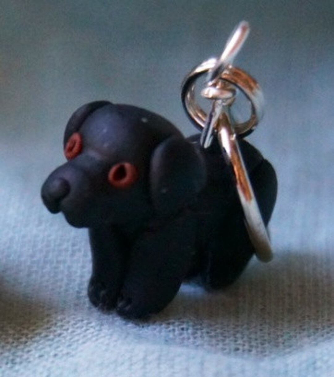 Black Lab Stitch Markers (set of 4) - Etsy