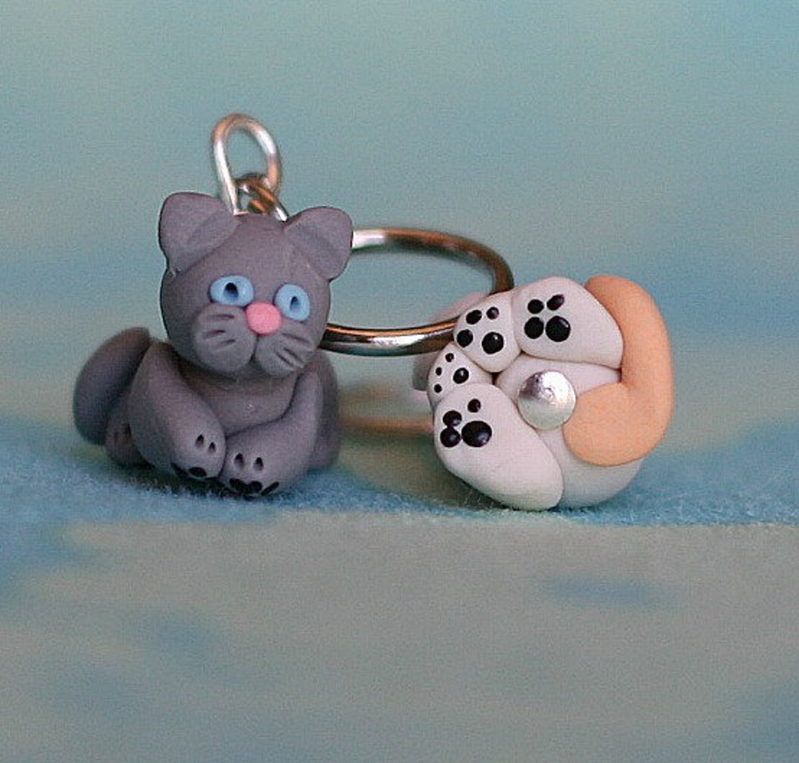 Colorful Cat Stitch Markers set of 4 - Etsy