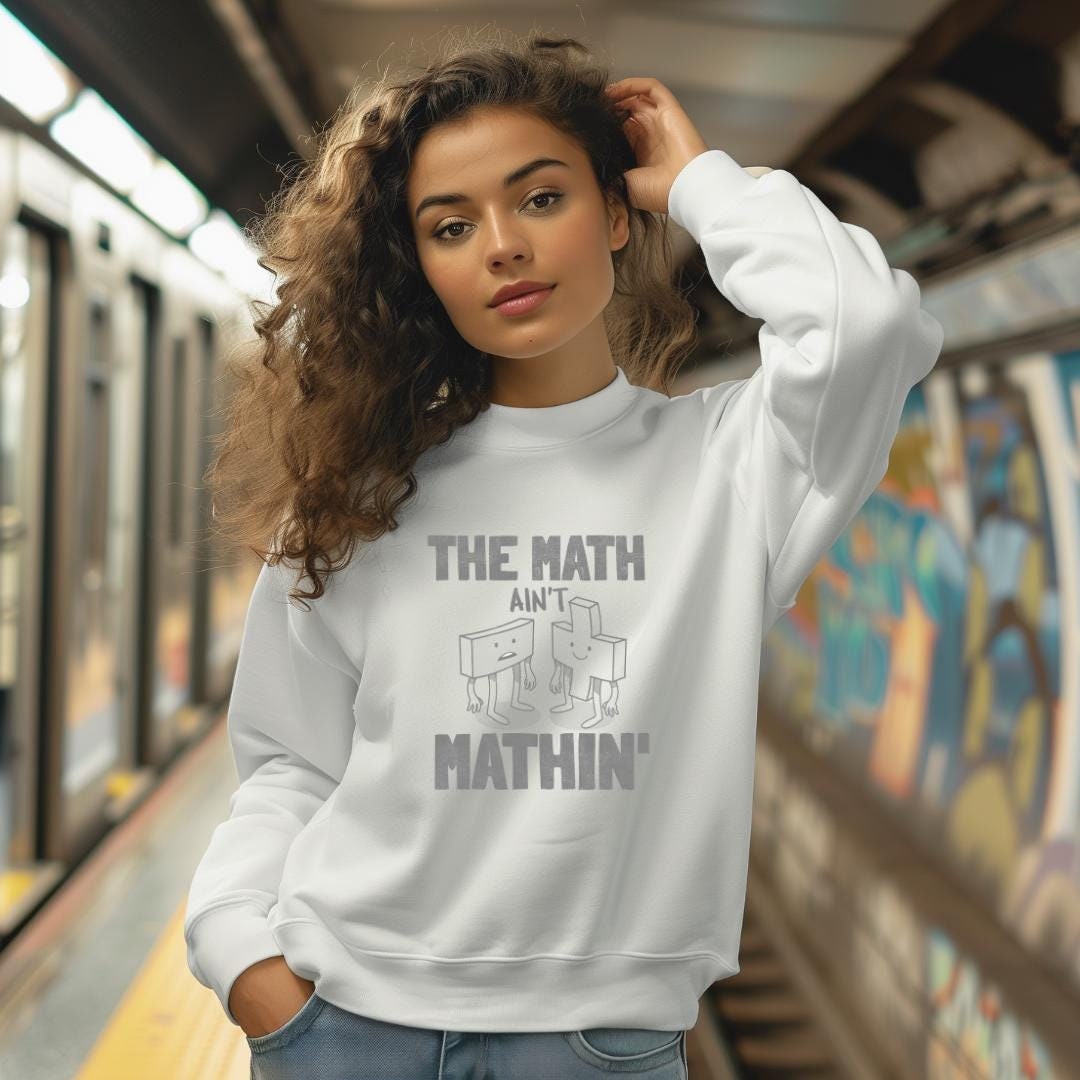 The Math Ain't Mathin Math Teacher Shirt, Funny Meme Raccoon Shirt ...