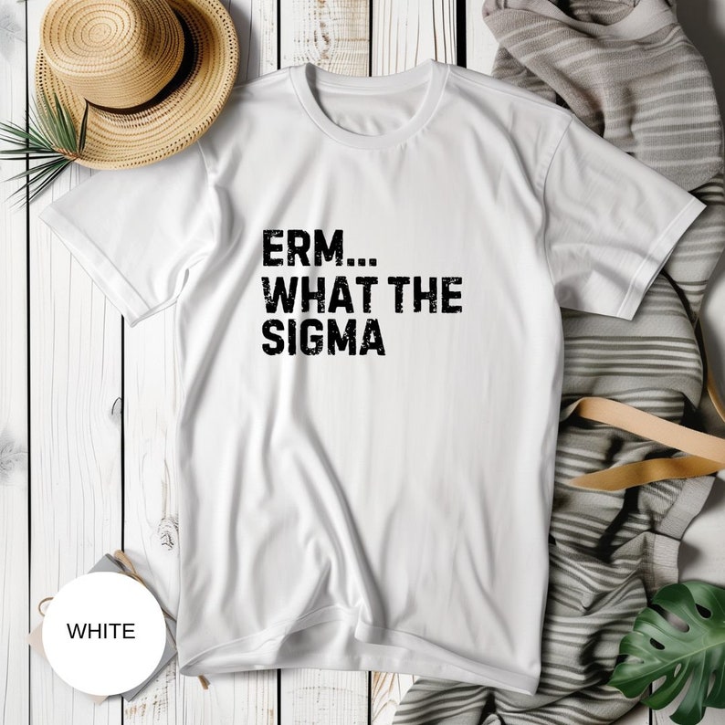 Erm What the Sigma T-shirt, Preteen, Teenager, Funny T-shirt, Middle ...