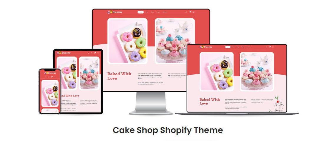 Sweeny Shopify Theme for Pastry Shops and Bakery Cafes Shopify Template ...