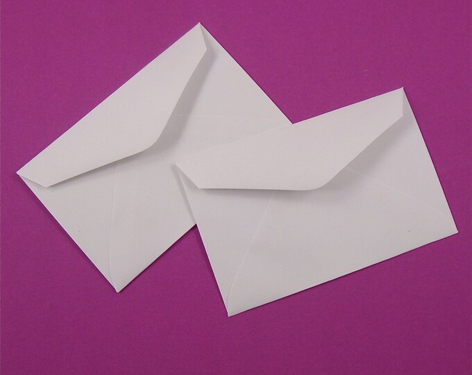 100 Extra Tiny White Envelopes - Etsy