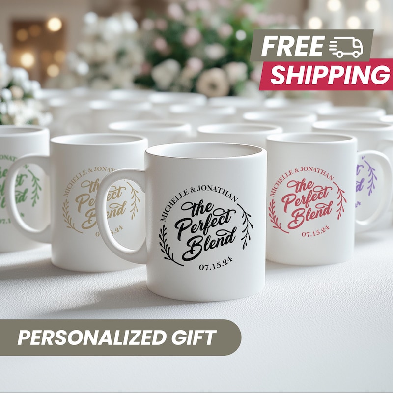 Custom Mugs Bulk Wedding - Etsy
