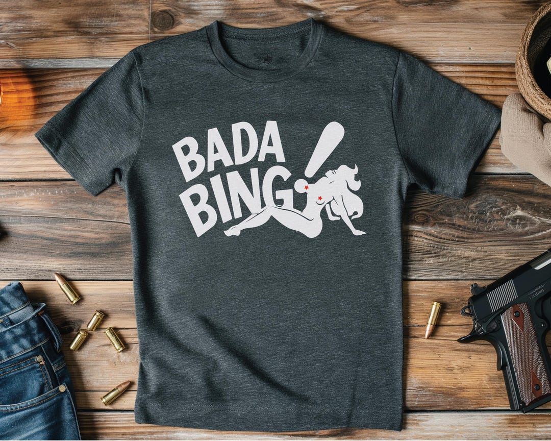 Bada Bing the Sopranos T-shirt TV Show Merch Tony Soprano Shirt Unisex ...