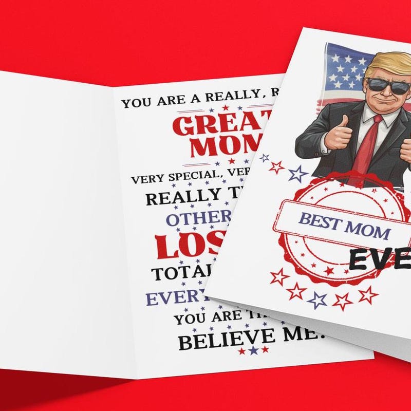 Trump Greeting Card - Etsy