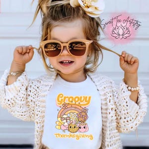 Groovy Retro Thanksgiving PNG for Kids - Funky and Fun - Groovy ...