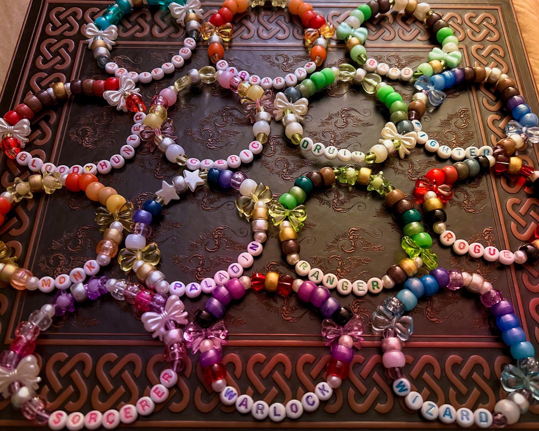 Dungeons & Dragons Customizable Class Inspired Kandi Bracelets! - Etsy
