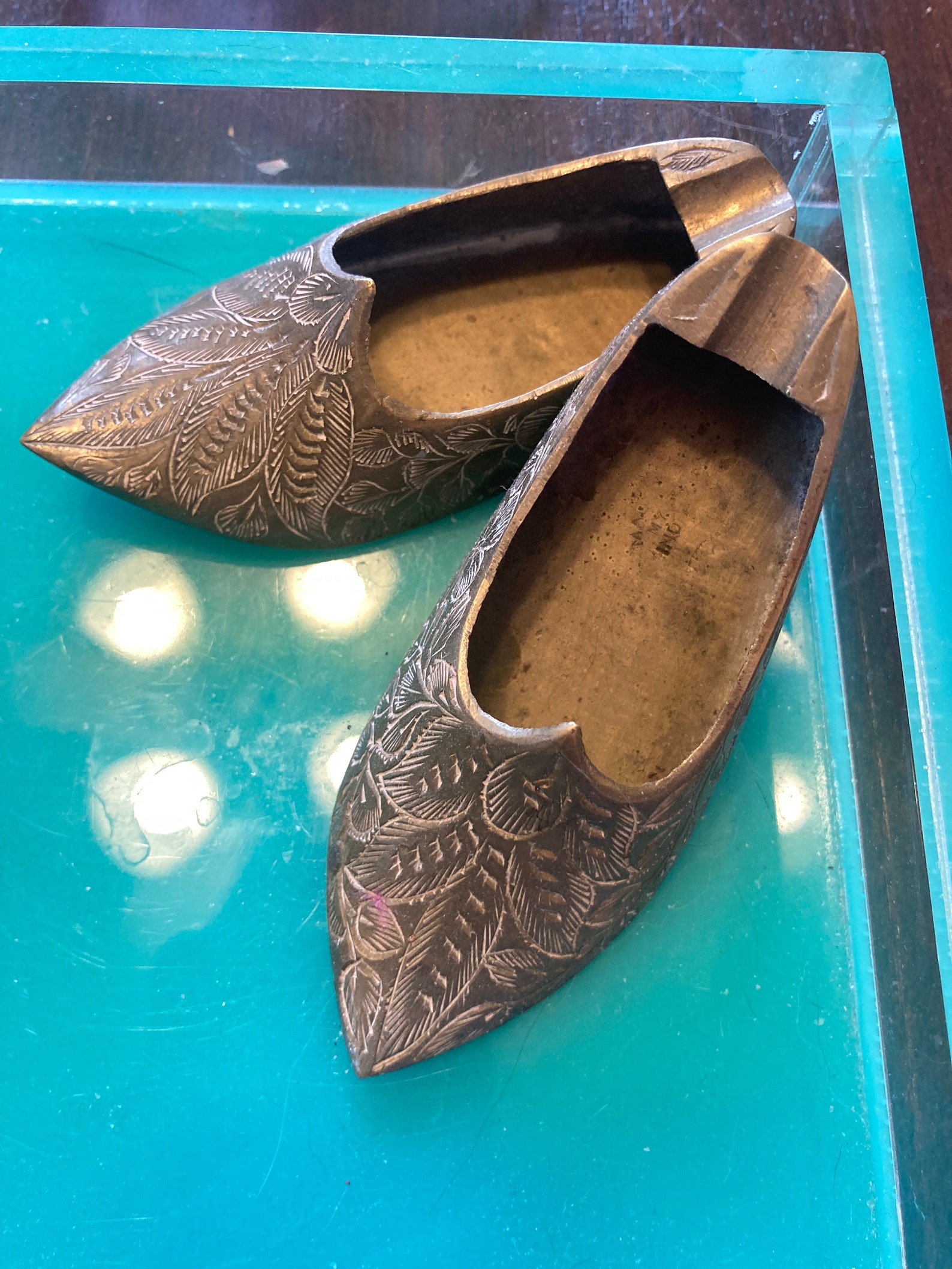 Mini Brass Vintage Slippers Ashtrays Incense Burners 3.75” - Etsy