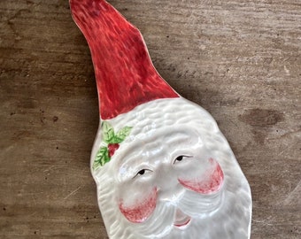 Santa Spoon Rest - Etsy