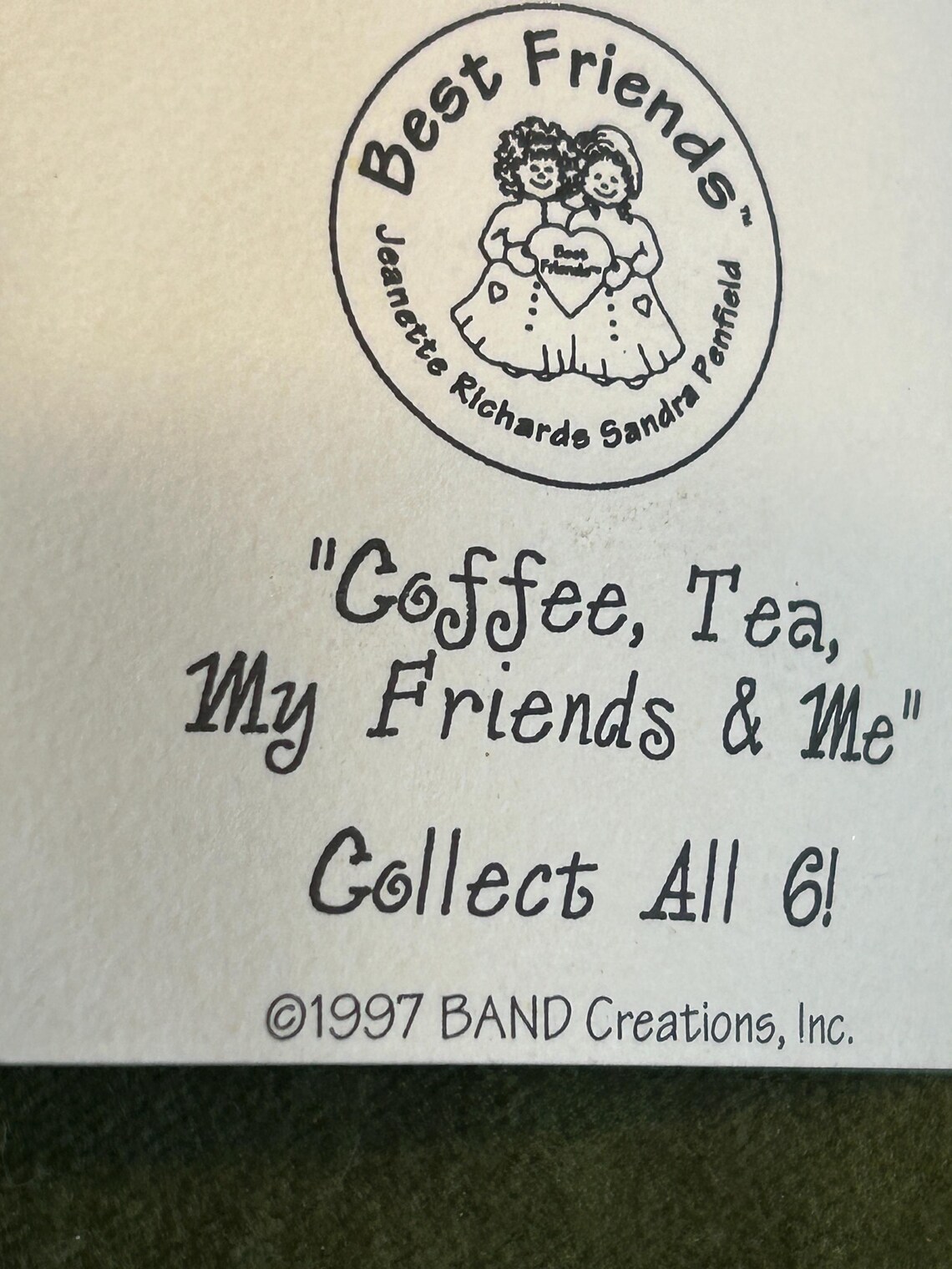 Vintage 1997 Best Friends Teacup & Saucer: Tiny Flowers, 18k Gold ...