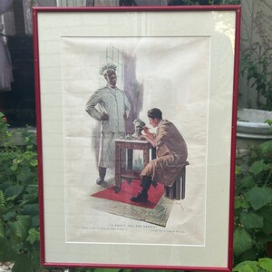 Framed 1914 Cream of Wheat Americana Collectible Magazine Cover Ad Art ...