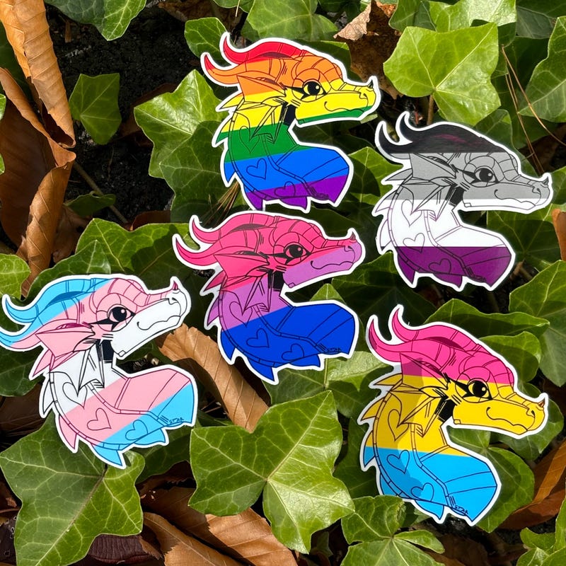 Wings of Fire Merch Stickers - Etsy