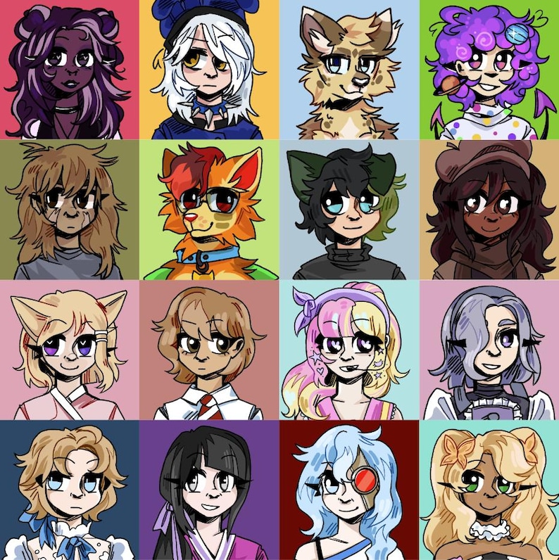 Small OC Icon Avatar / PFP - Etsy