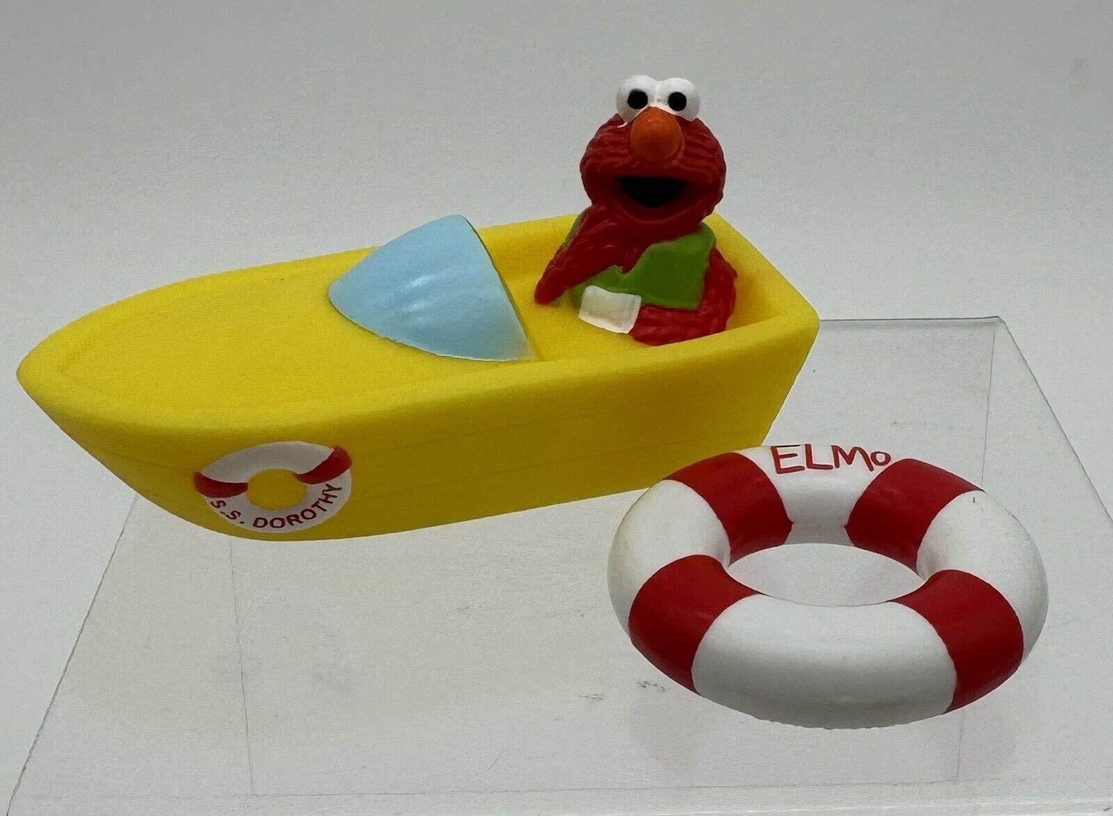 Sesame Street Elmo Boating Cake Topper Cake Decorating Floats Bath Toy ...