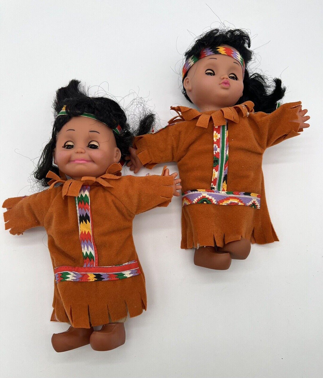 Vintage Native American Indian Doll Stuffed Plush Toy Sleepy Eye ...