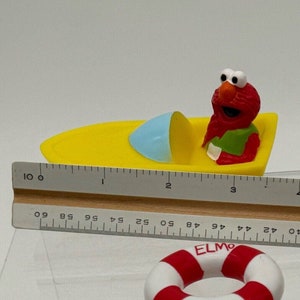 Sesame Street Elmo Boating Cake Topper Cake Decorating Floats Bath Toy Dorothy - Etsy