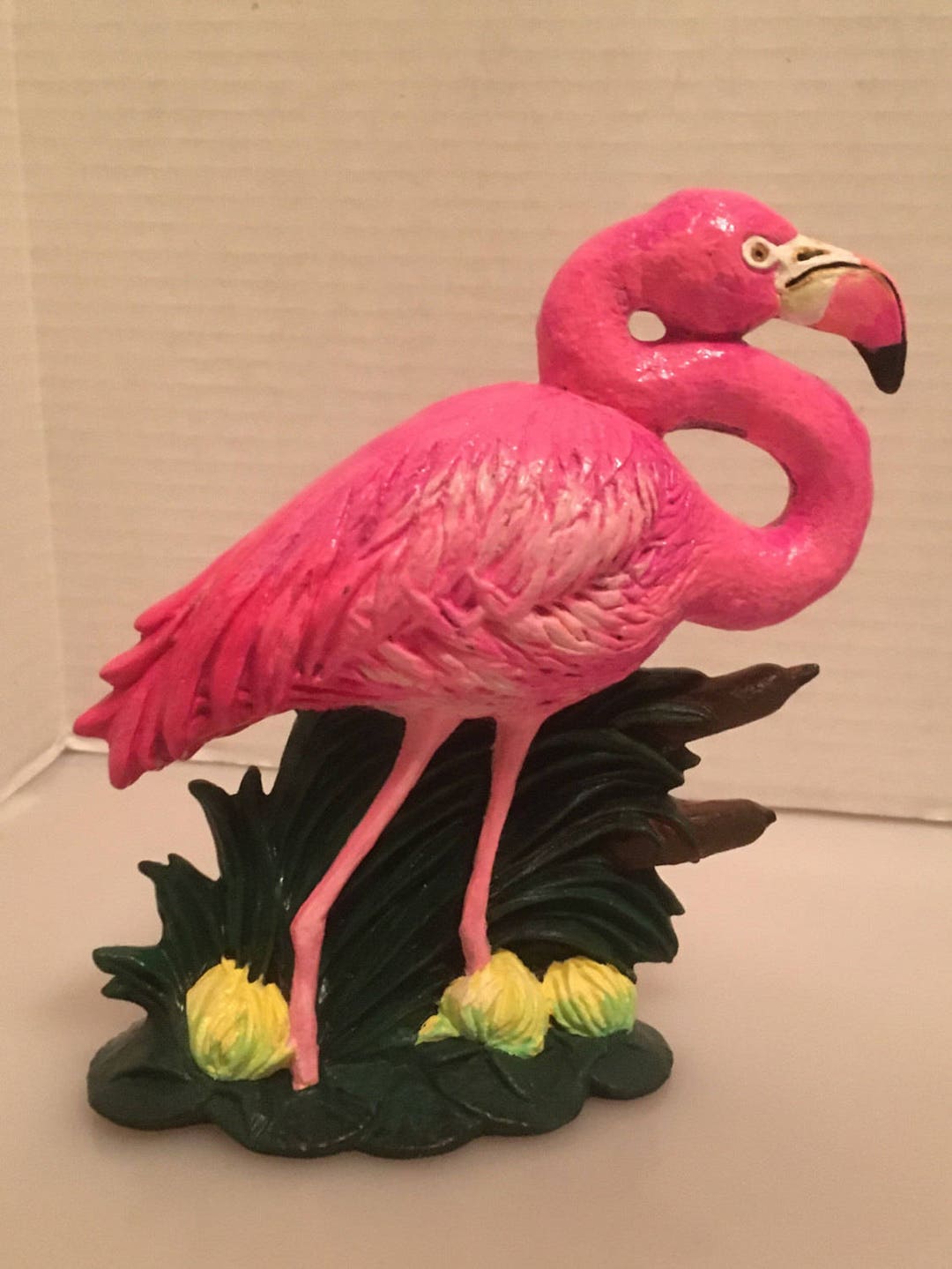 6" Flamingo Ceramic Custom Painted Pink - Etsy
