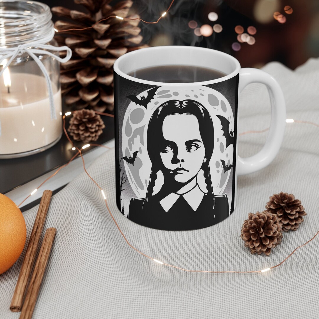 Wednesday Addams Spooky Themed Coffee Mug - Etsy