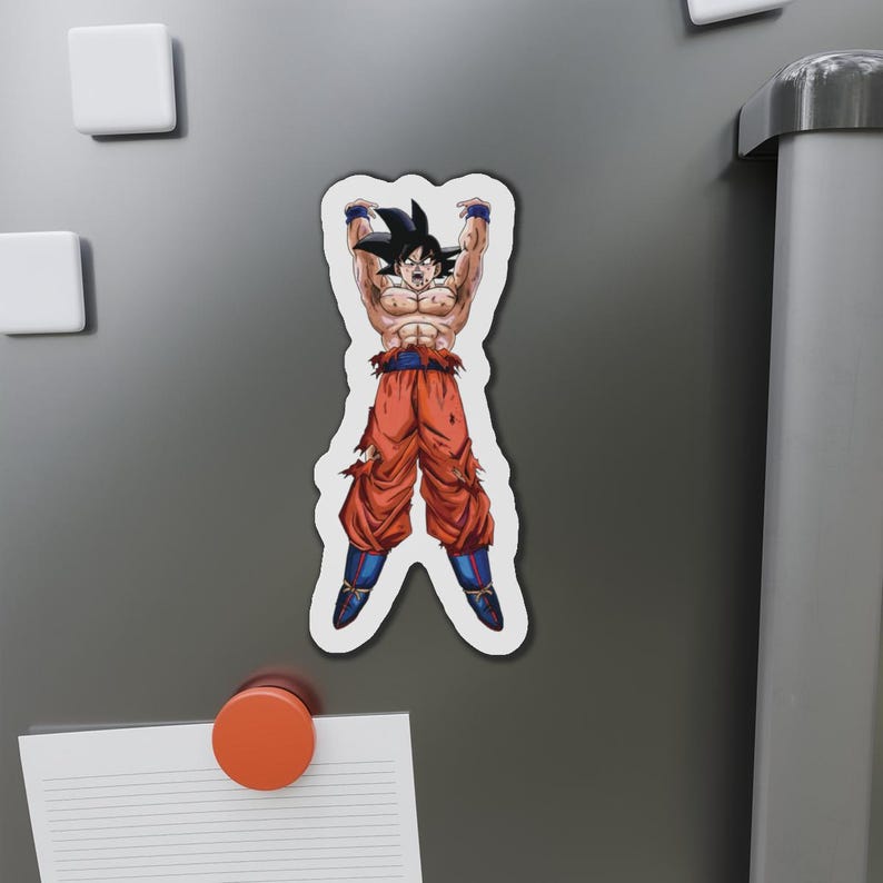 Goku Spirit Bomb Dragonball Z Die-cut Magnet Great for Refrigerator or ...