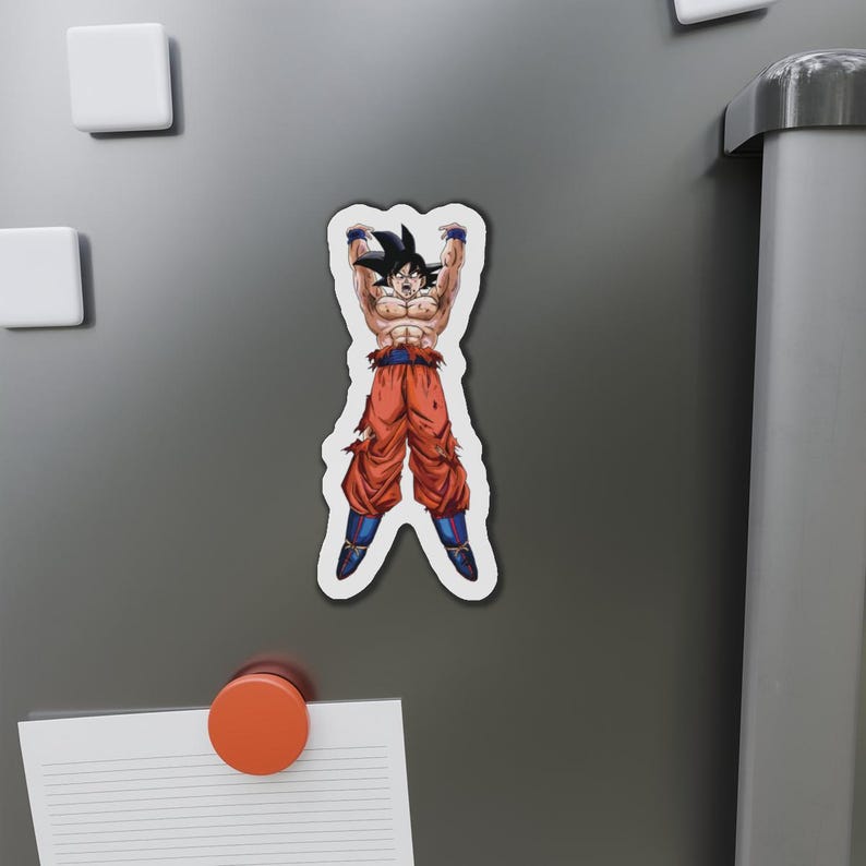 Goku Spirit Bomb Dragonball Z Die-cut Magnet Great for Refrigerator or ...