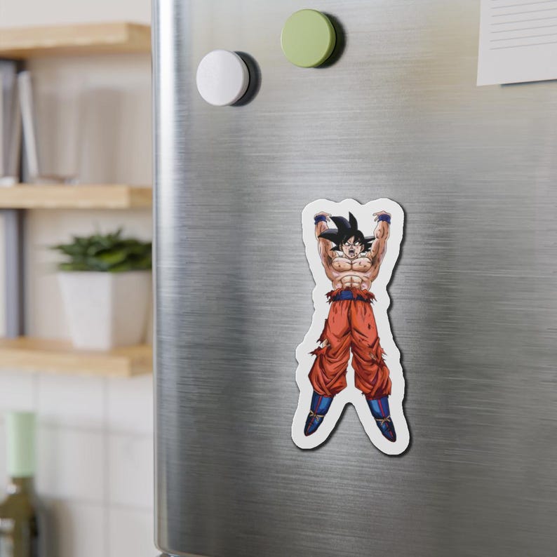 Goku Spirit Bomb Dragonball Z Die-cut Magnet Great for Refrigerator or ...