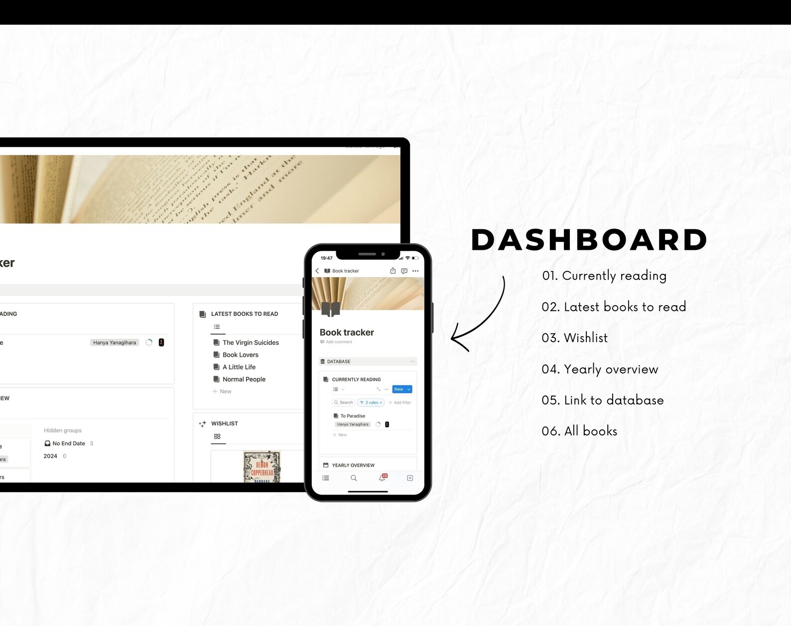 Book Tracker Notion Template | Notion Book List | Notion Reading List Dashboard - Etsy