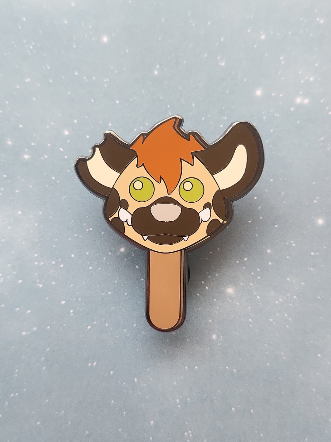 Hyena Pawpsicle 2 Inch Pin| Spotted Hyena | Hard Enamel | Furry | - Etsy