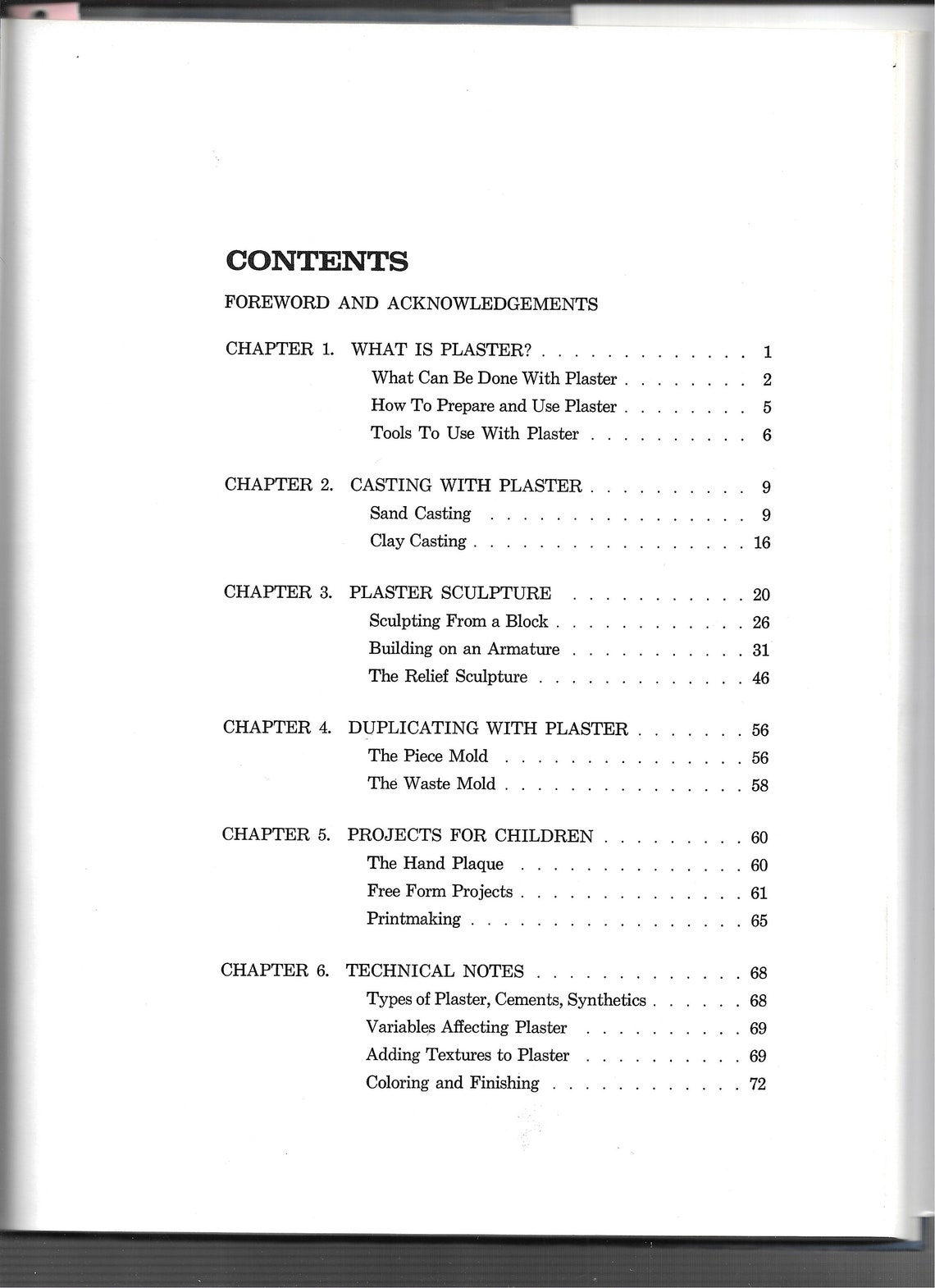 Creating With Plaster Reference Book for Artists Students - Etsy