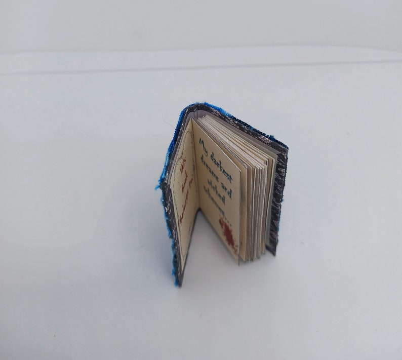 The Little Bad Girl Miniature Book Diary Handmade - Etsy