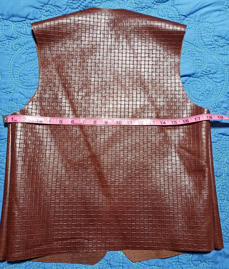 Rustic Brown Leather Unlined Vest Size Small Bohemian Hippie Western ...