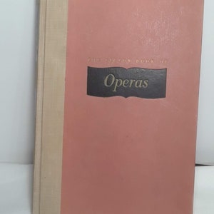 Vintage Hardbound the Victor Book of Operas - Etsy