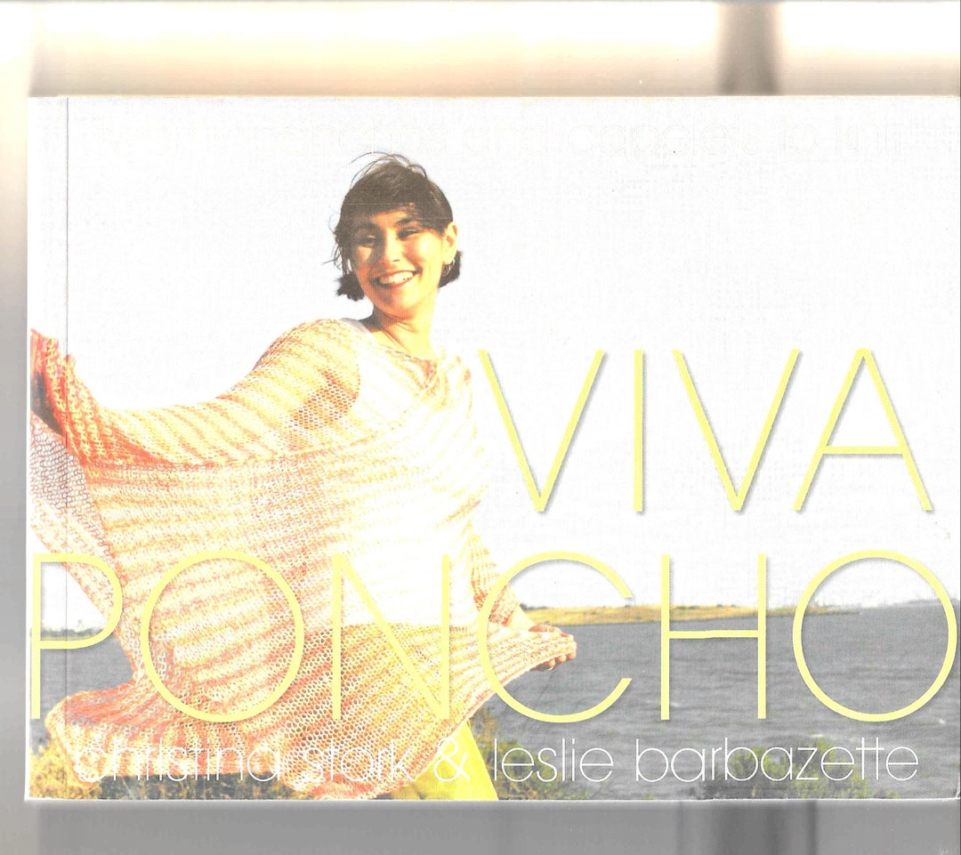 Viva Poncho Knitting Pattern Book - Etsy