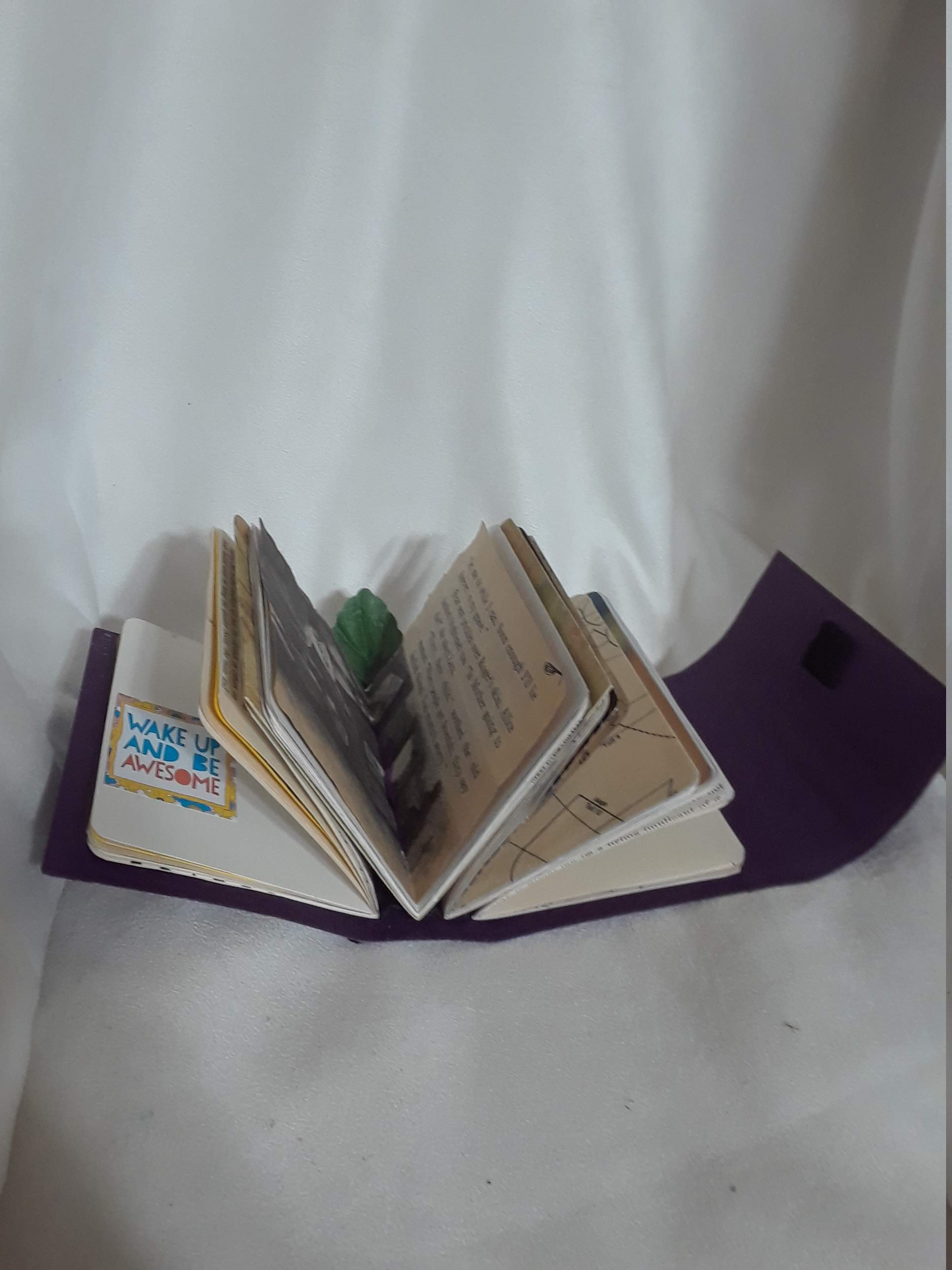 Handmade Doodling Journal Notebook Diary with Purple Cover and | Etsy