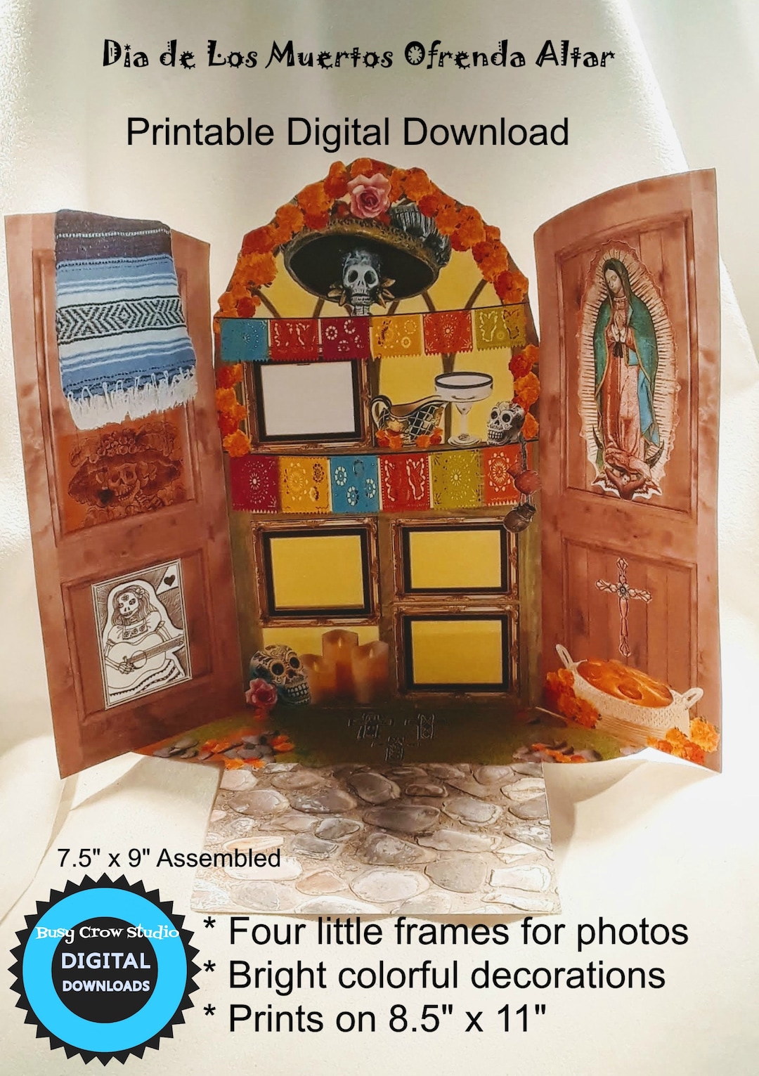 Digital Download Printable Dia De Los Muertos Ofrenda Altar - Etsy