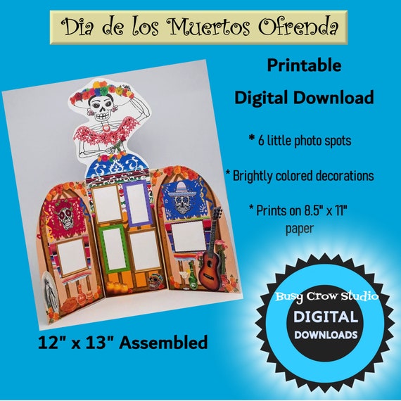 Digital Download Printable Dia De Los Muertos Paper Ofrenda - Etsy