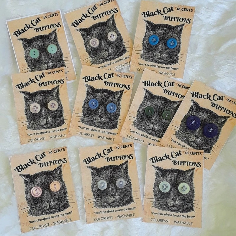 Button Cards - Etsy