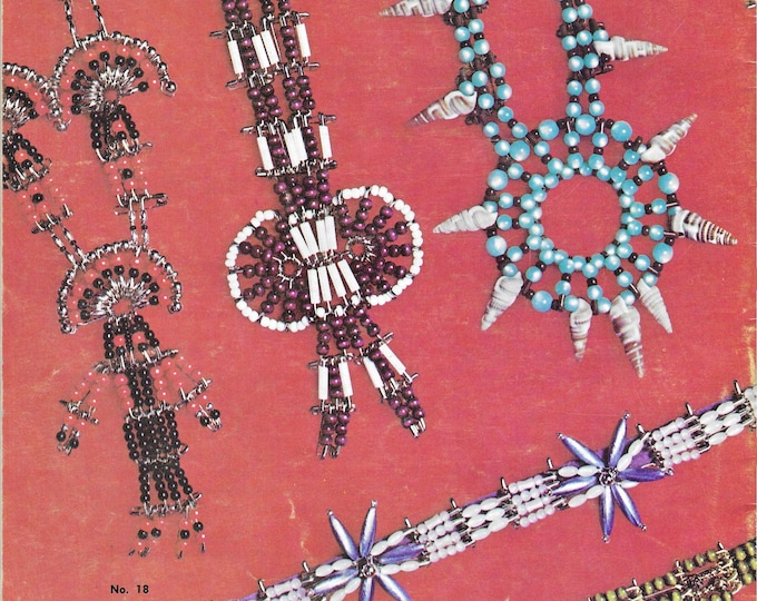 Vintage Beading With Safety Pins Craft Book Jewelry and Home Decor - Etsy